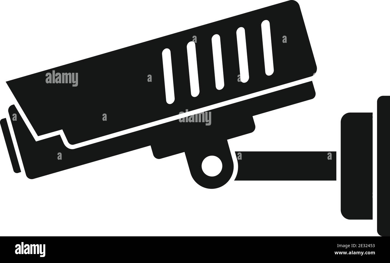 Policeman outdoor camera icon, simple style Stock Vector Image & Art ...