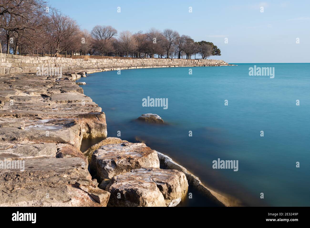 Promontory of lake michigan hi-res stock photography and images - Alamy