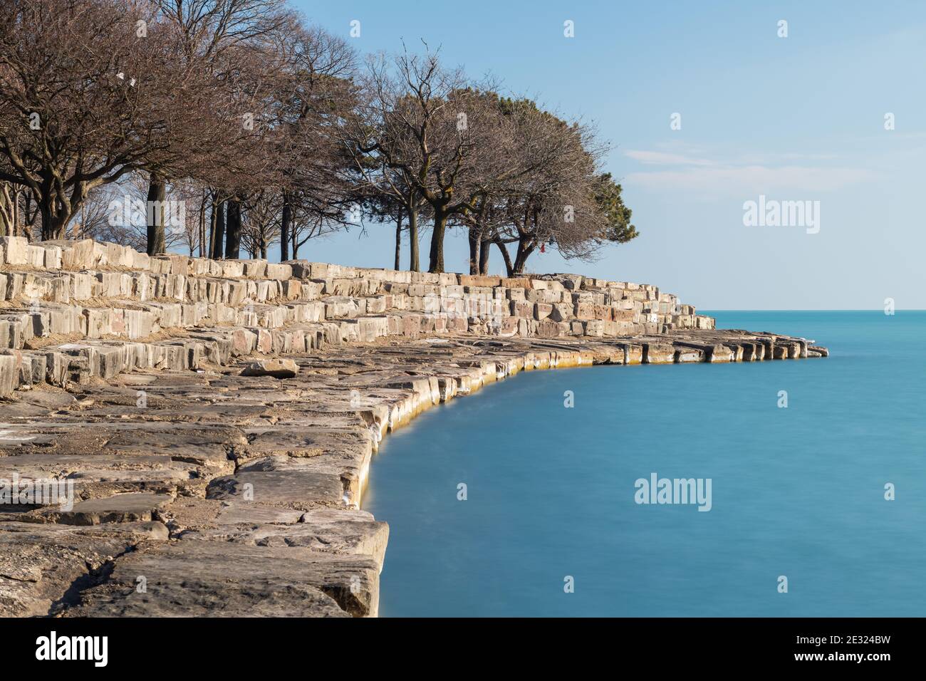 Promontory Of Lake Michigan High Resolution Stock Photography and ...