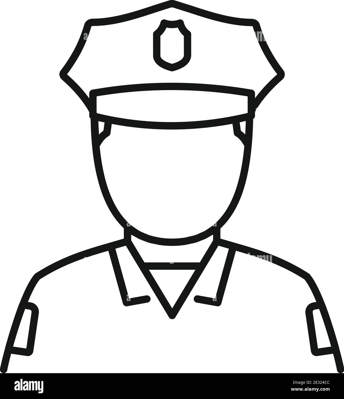 Security Guard Clipart Black And White