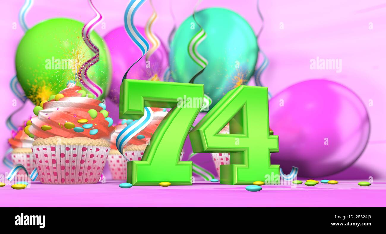 Balloon number 74 hi-res stock photography and images - Alamy