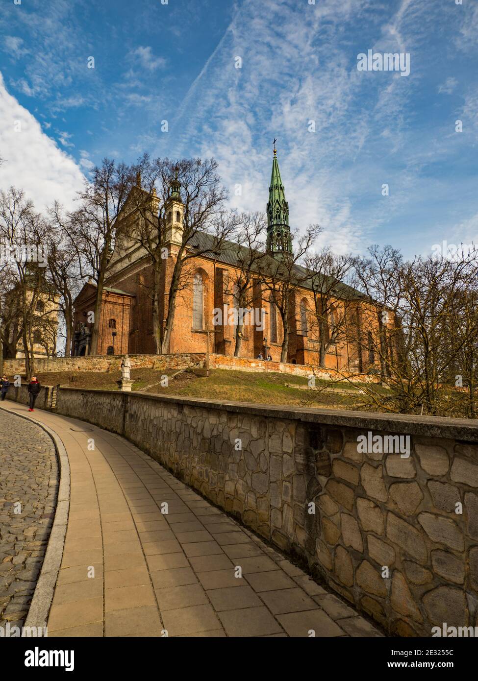 Sandomierz, Poland - February 17, 2020: View for Cathedral Basilica of ...
