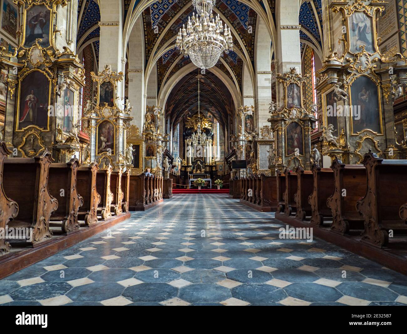 Sandomierz, Poland - February 17, 2020: Cathedral Basilica of the ...