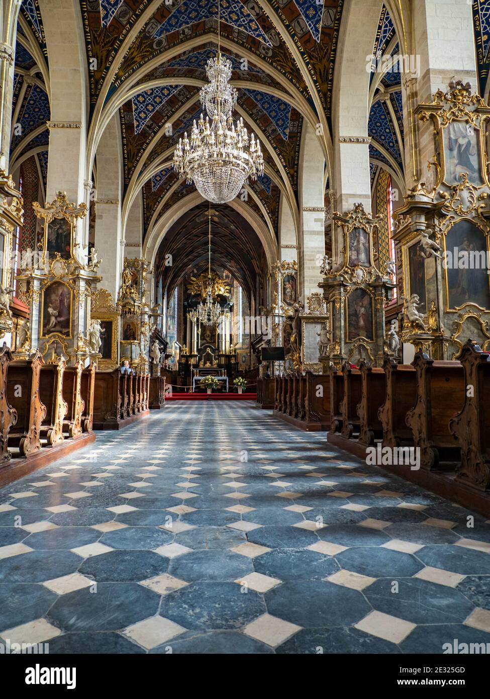 Sandomierz, Poland - February 17, 2020: Cathedral Basilica of the ...