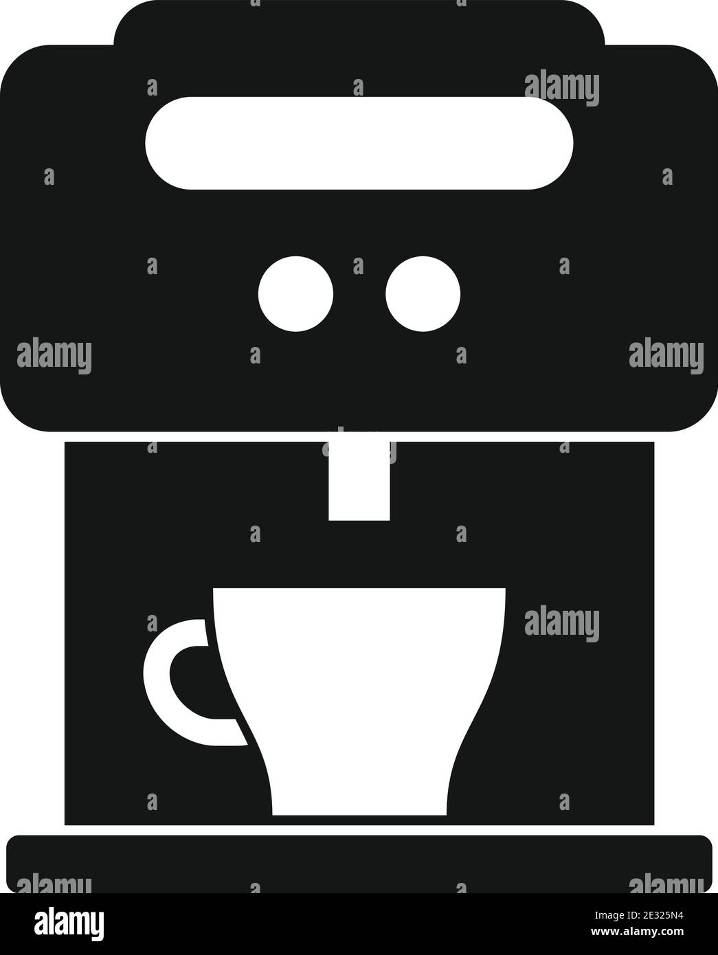 Geyser coffee maker black Stock Vector Images - Alamy