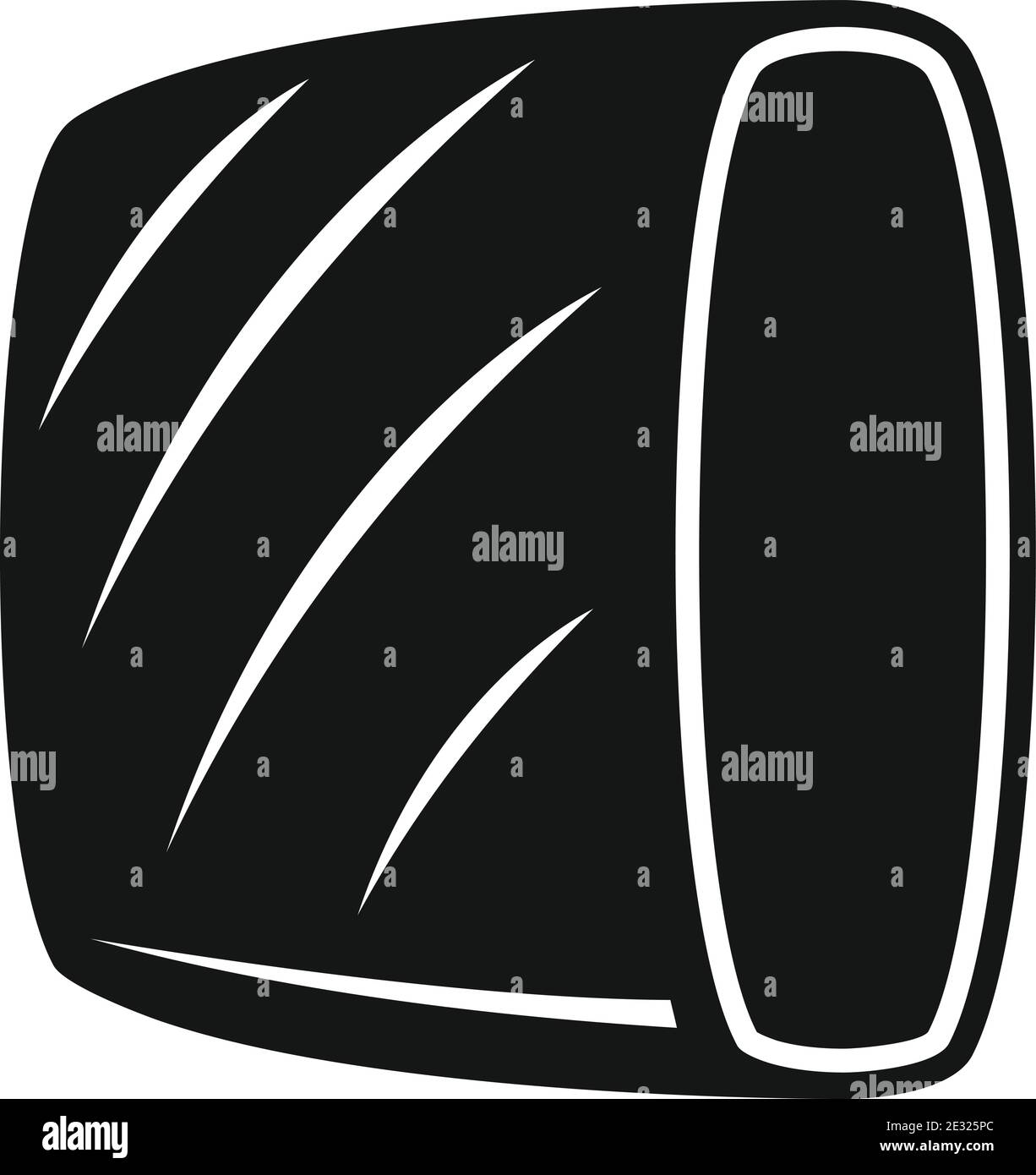 Raw beef meat burger Stock Vector Images - Alamy