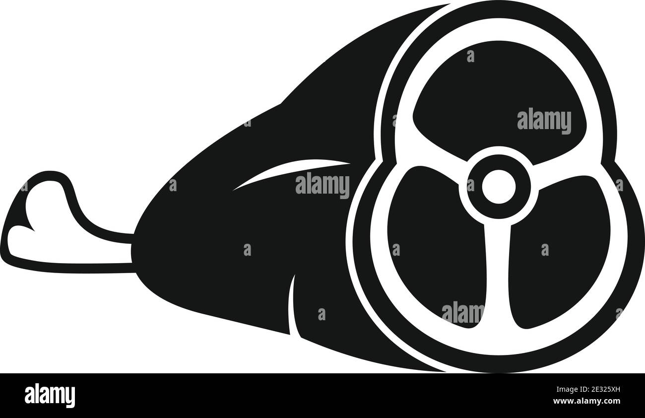 Pork meat icon, simple style Stock Vector Image & Art - Alamy