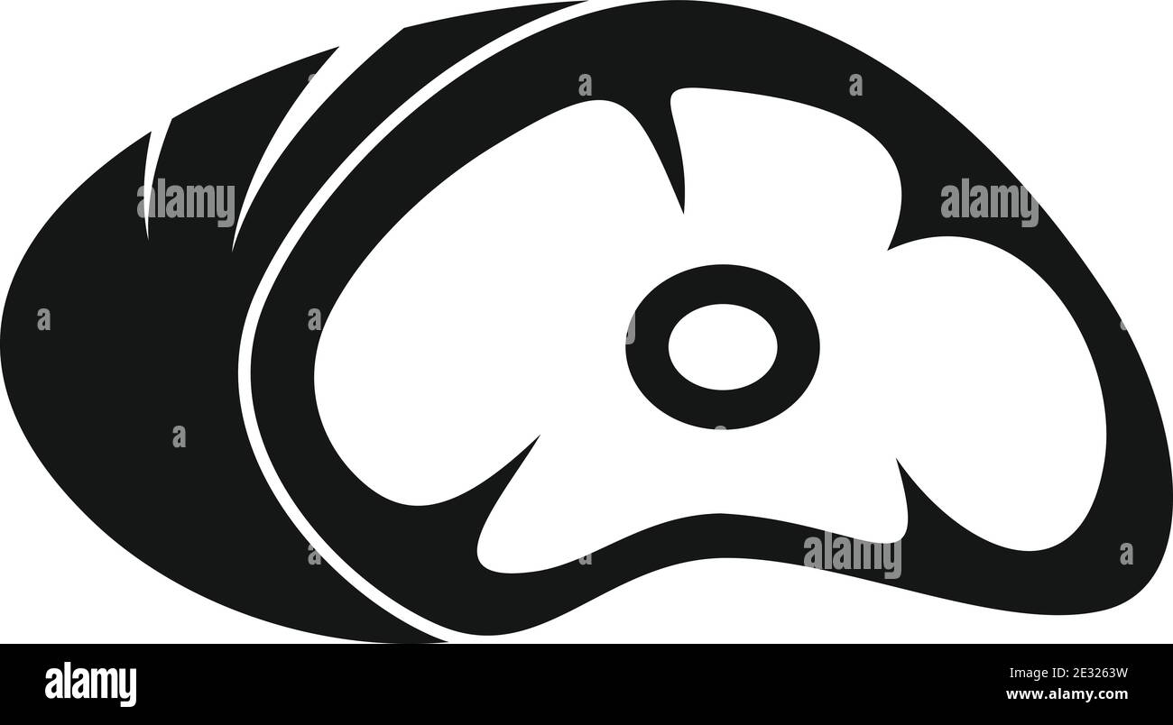 Steak meat icon, simple style Stock Vector Image & Art - Alamy