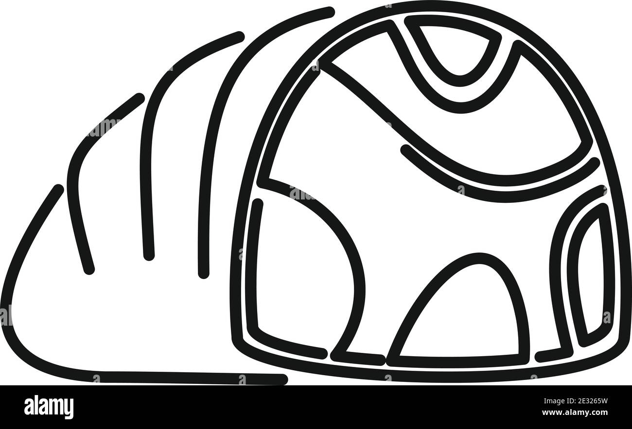 Food meat icon, outline style Stock Vector Image & Art - Alamy