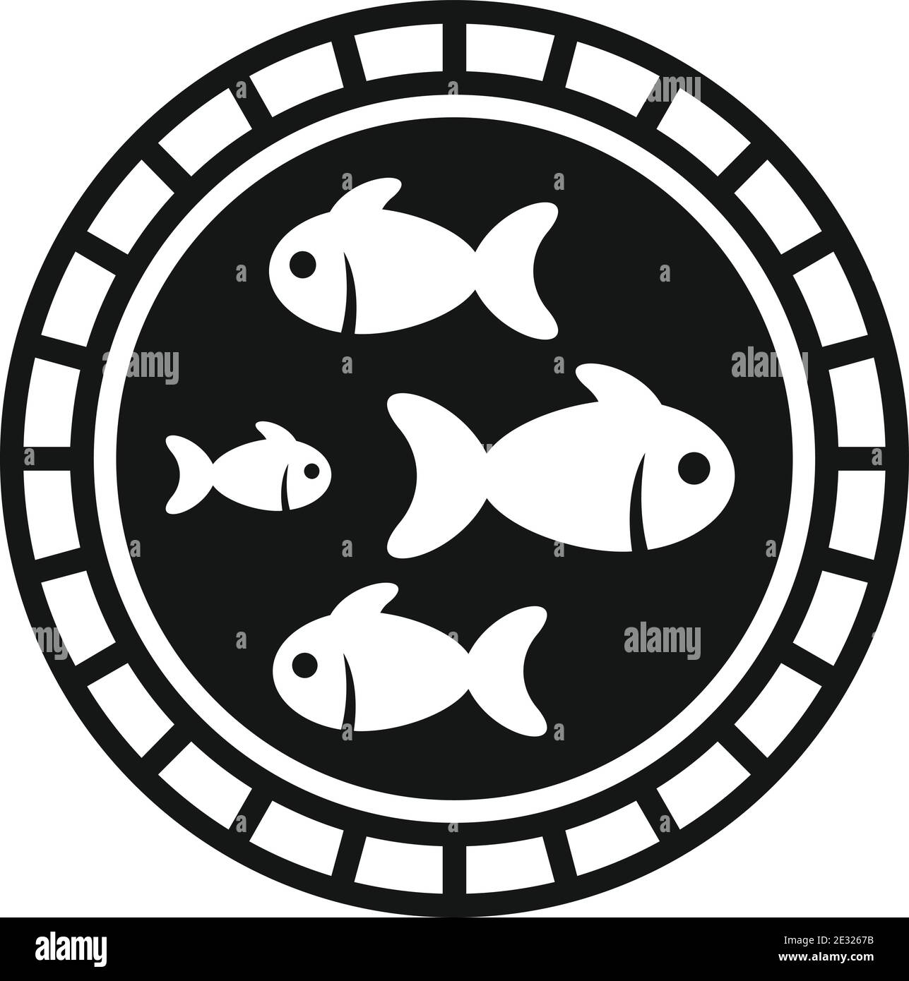 Salmon sea trout fish farm Stock Vector Images - Alamy