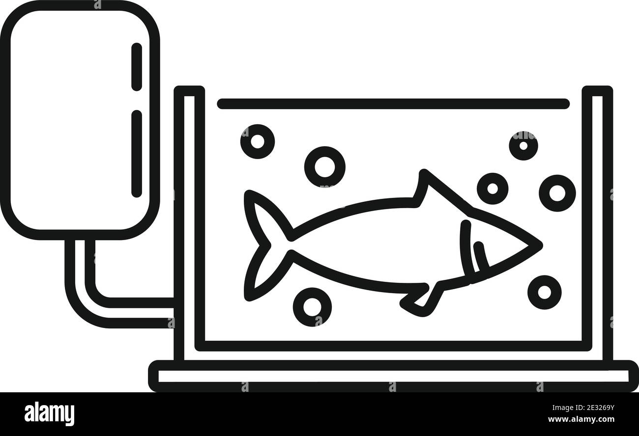 Fish farm emblem icon Cut Out Stock Images & Pictures - Alamy
