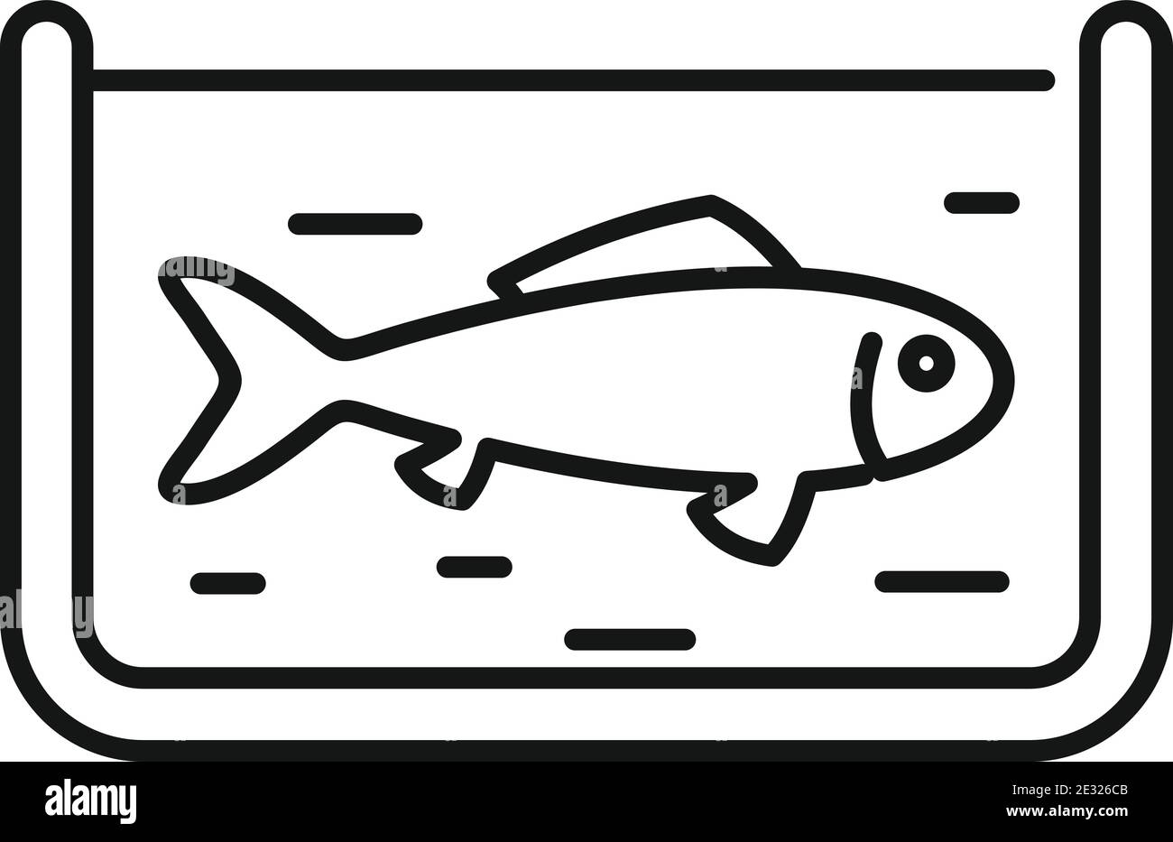 Fish farming icon, outline style Stock Vector Image & Art - Alamy