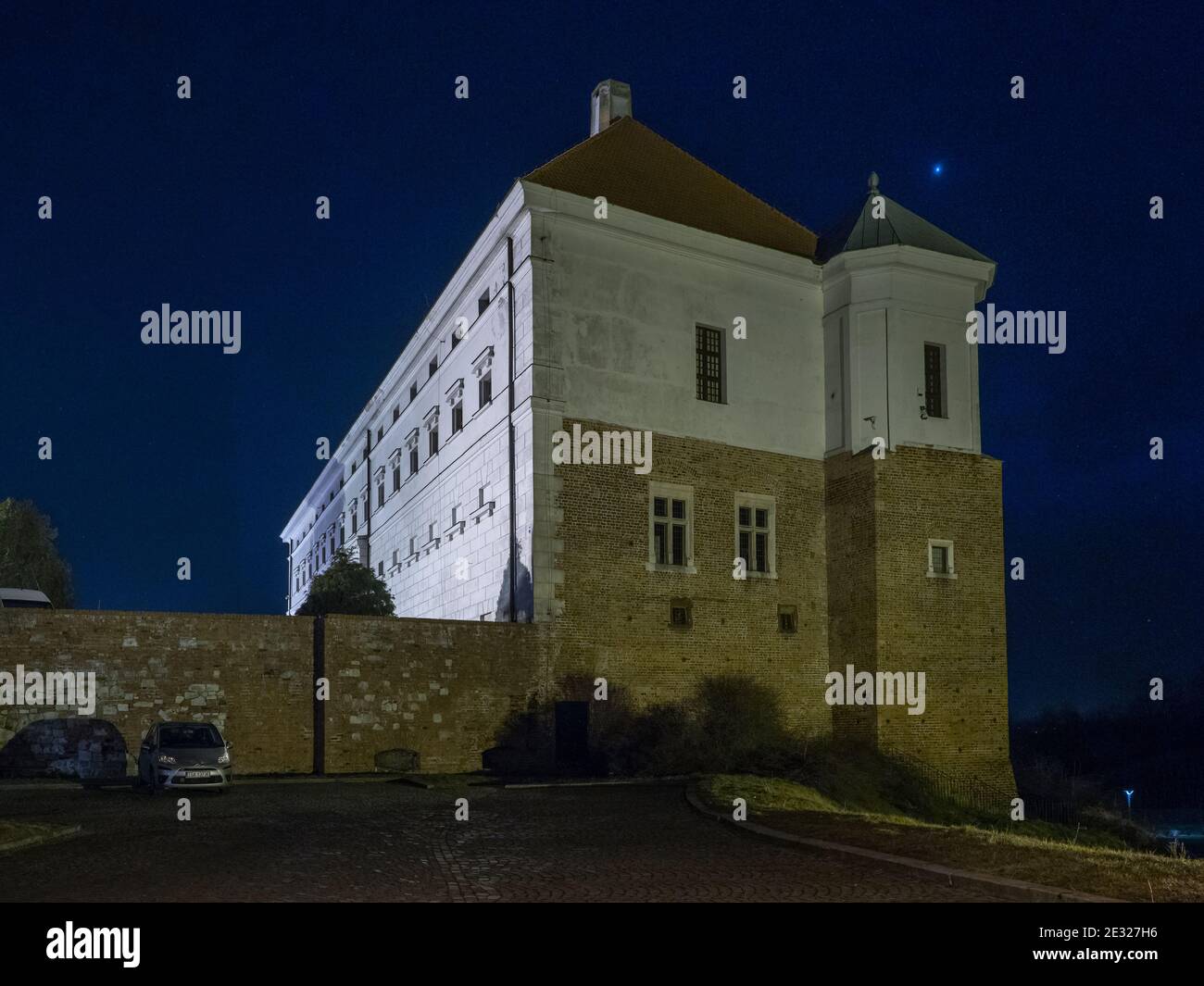 Sandomierz, Poland - February 17, 2020: Royal castle in Sandomierz by ...
