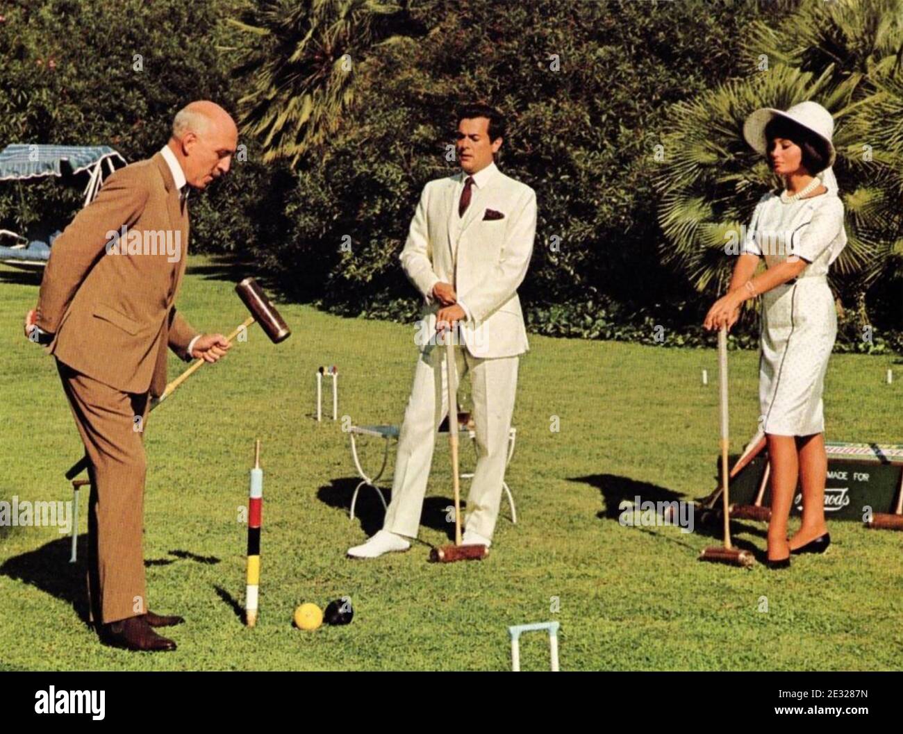 DROP DEAD DARLING aka Arrivederci, Baby ! 1966 Paramount Pictures film with from left: Lionel ...