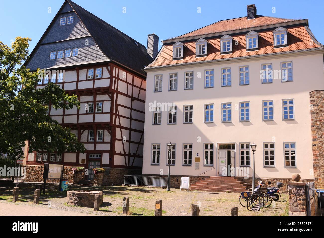 Impressionen aus der Altstadt von Gießen in Hessen Stock Photo - Alamy