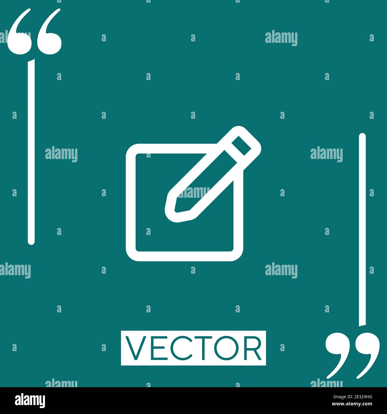 Pencil outlined square hi-res stock photography and images - Alamy