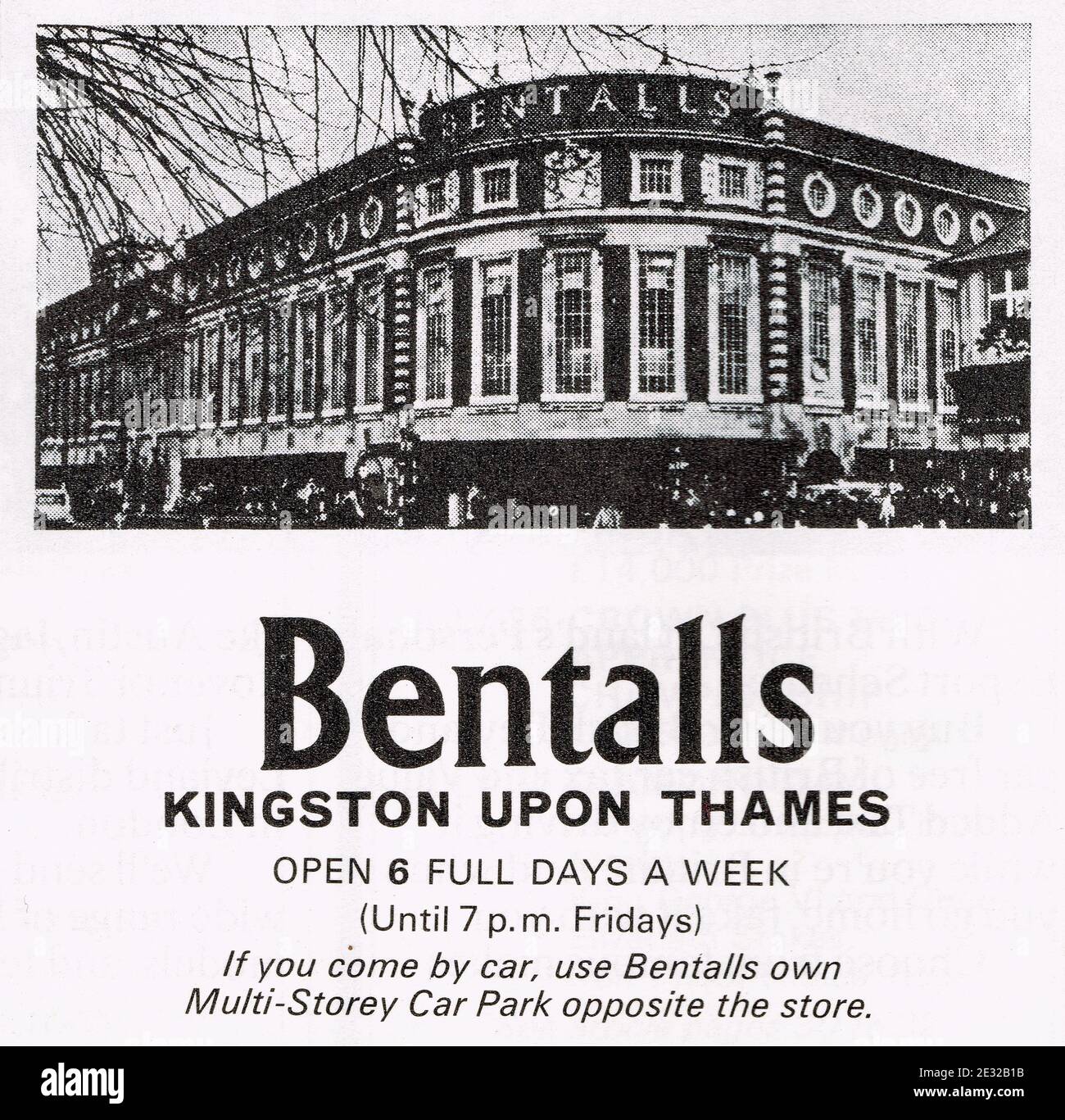 Advertisement for, In Britain Magazine, 1974 Stock Photo - Alamy