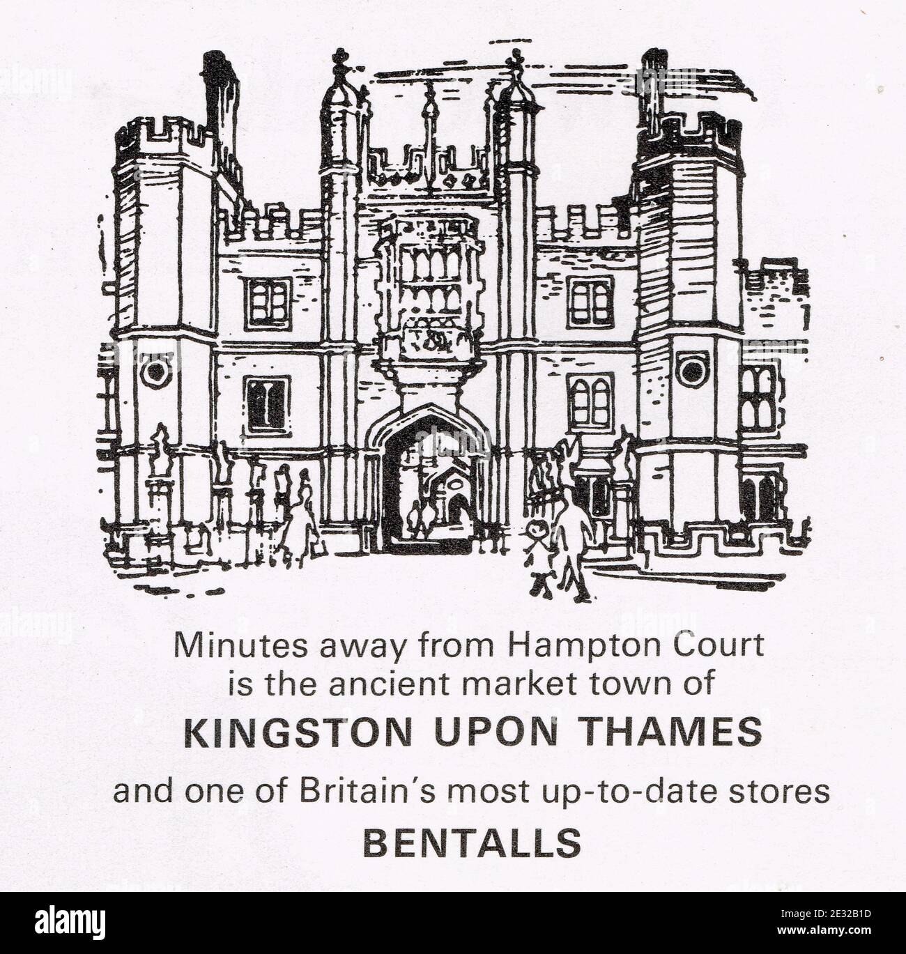 Advertisement for, In Britain Magazine, 1974 Stock Photo - Alamy