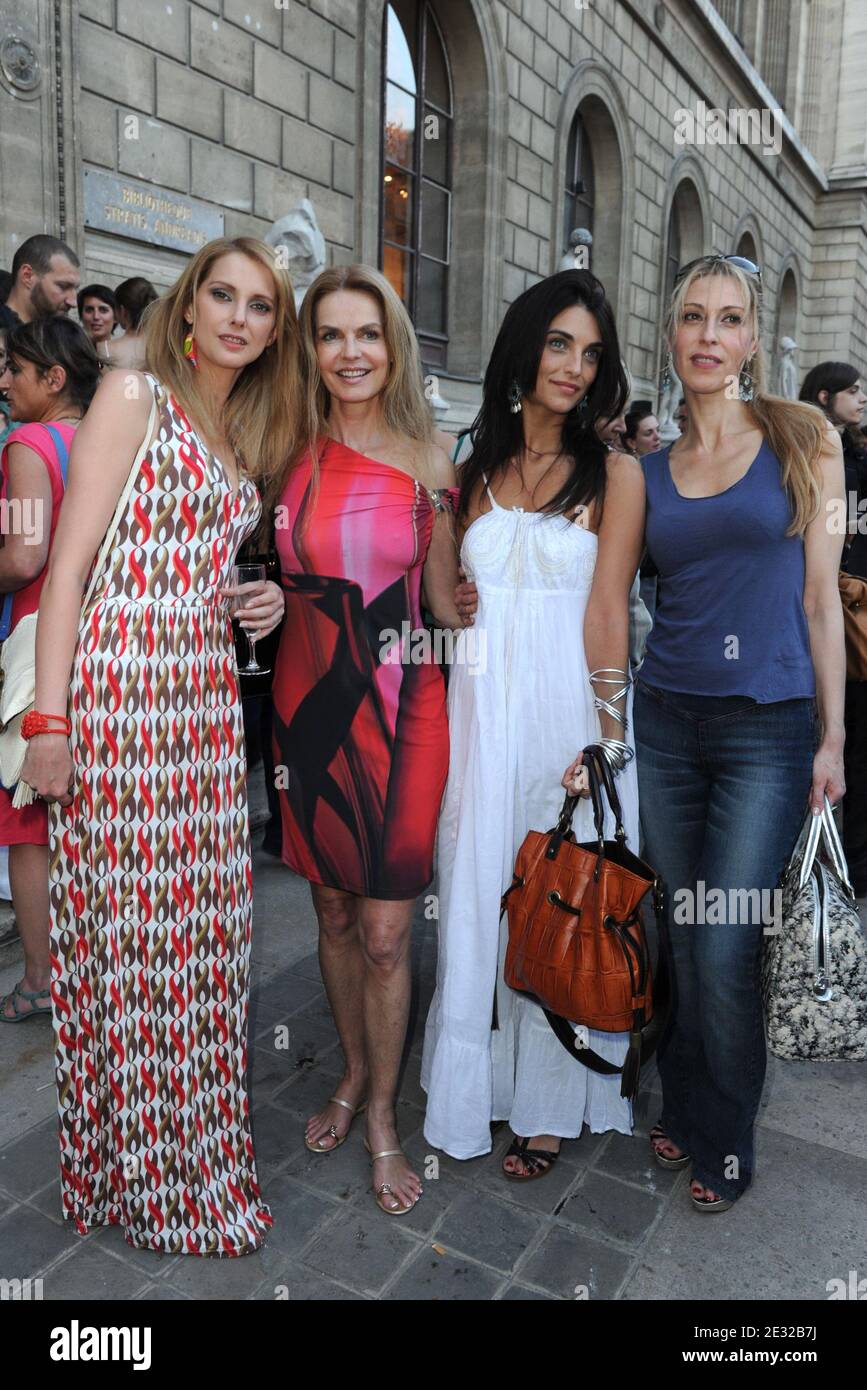 L-R : French actresses Frederique Bel, Cyrielle Claire, Pauline Delpech ...