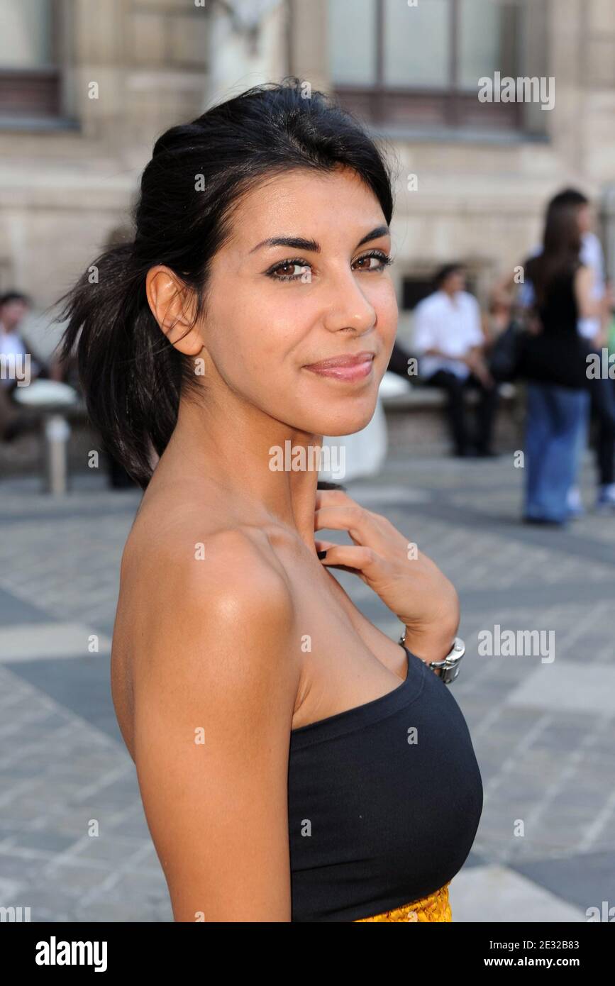 French actress Reem Kherici attends a cocktail party to celebrate the ...