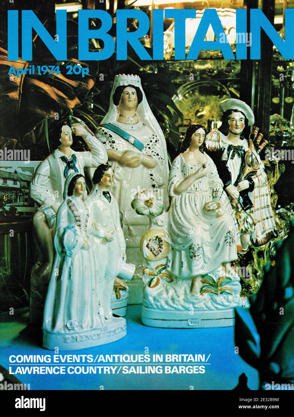 Frontpage of In Britain Magazine, 1974 Stock Photo - Alamy