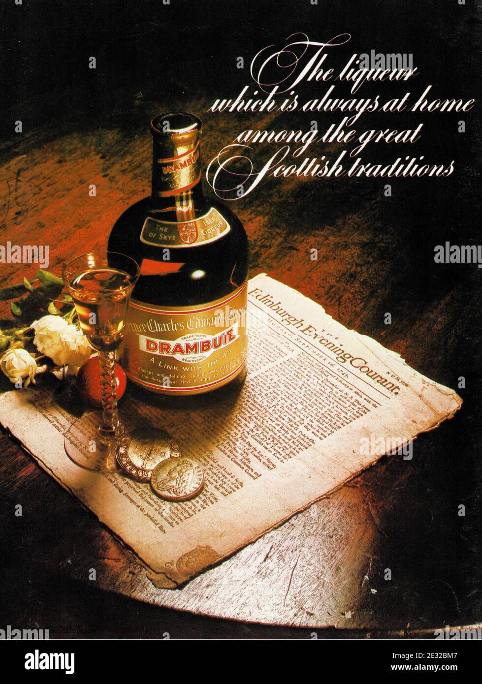 Advertisement for, In Britain Magazine, 1974 Stock Photo - Alamy