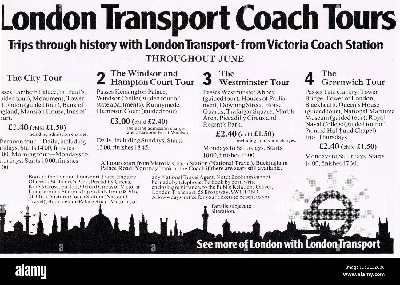 Advertisement for, In Britain Magazine, 1974 Stock Photo - Alamy