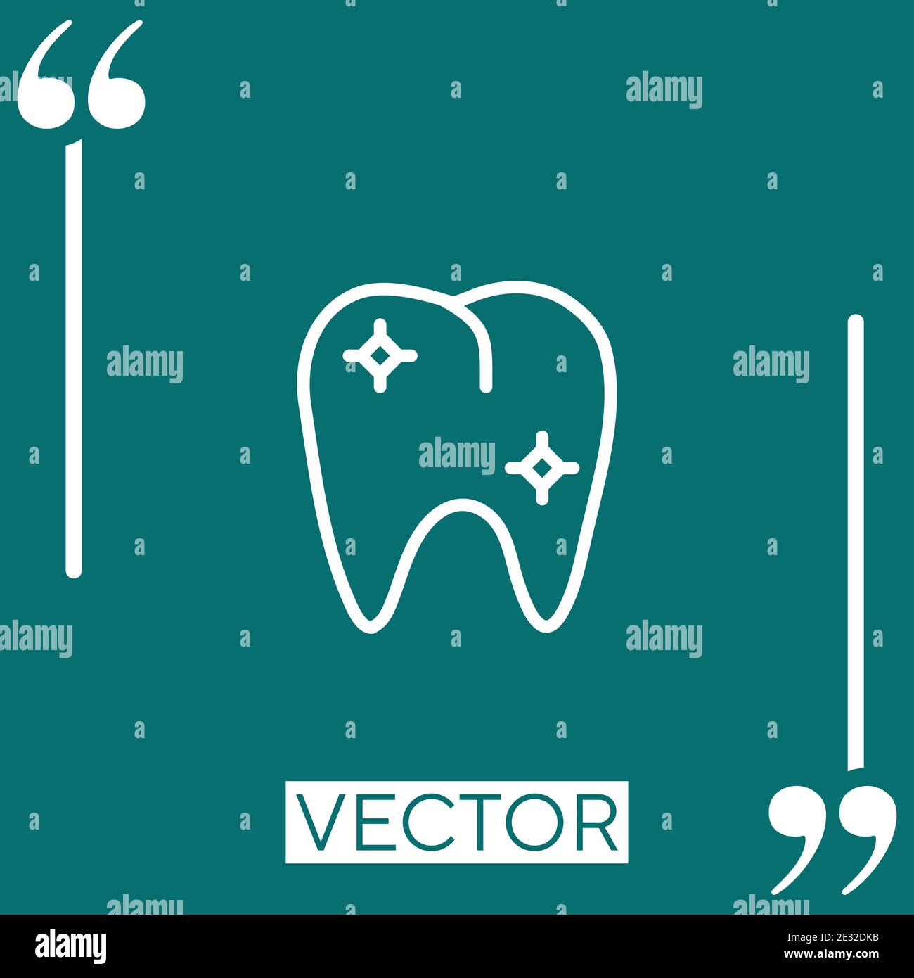 molar vector icon Linear icon. Editable stroke line Stock Vector Image & Art - Alamy