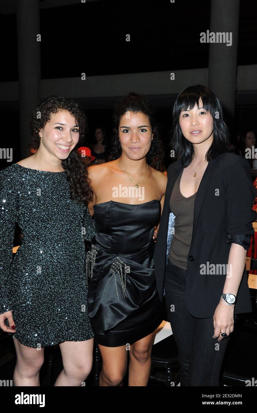 L-R : actresses Sofia Manousha, Sabrina Ouazzani, and Linh Dan-Pham ...