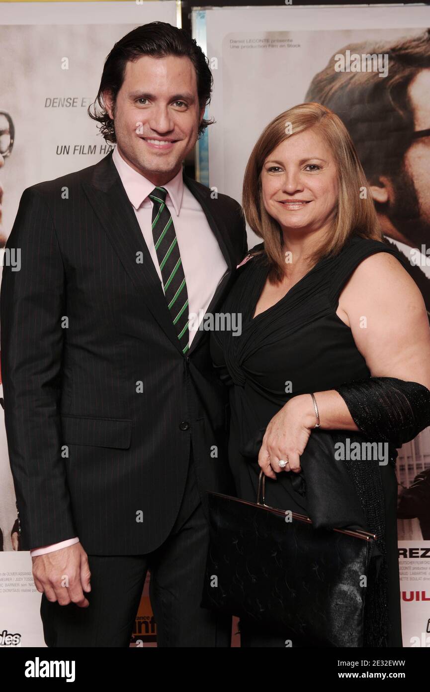 Edgar Ramirez attending the premiere of 'Carlos' at the UGC Les Halles ...