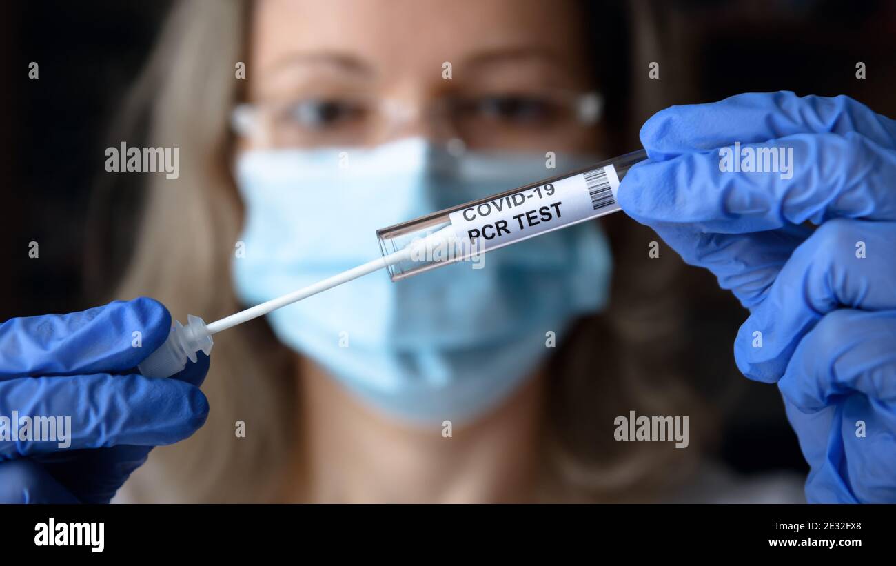Covid pcr test laboratory hi-res stock photography and images - Alamy