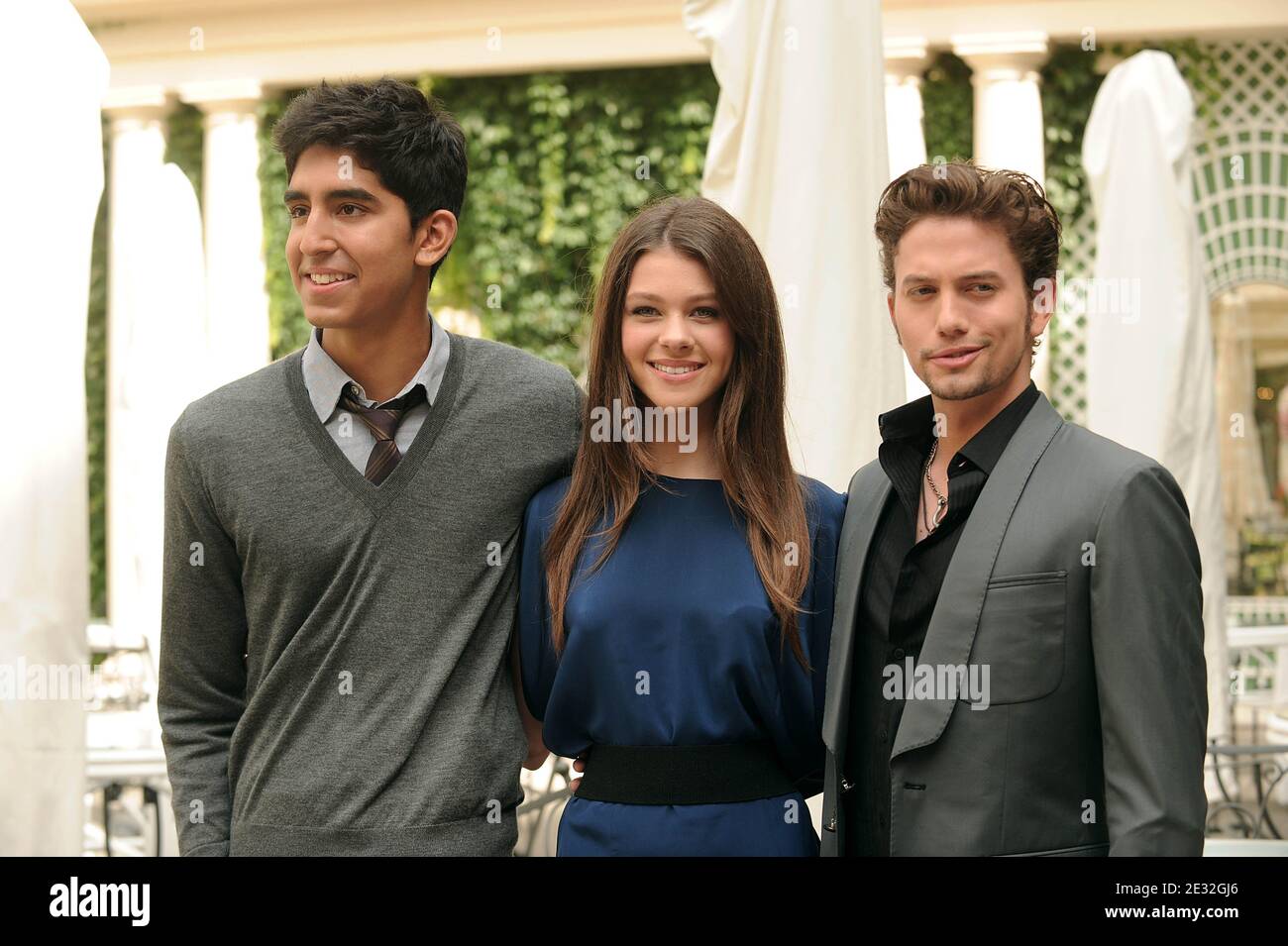 Actors Dave Patel, Nicola Peltz and Jackson Rathbone pose for the ...