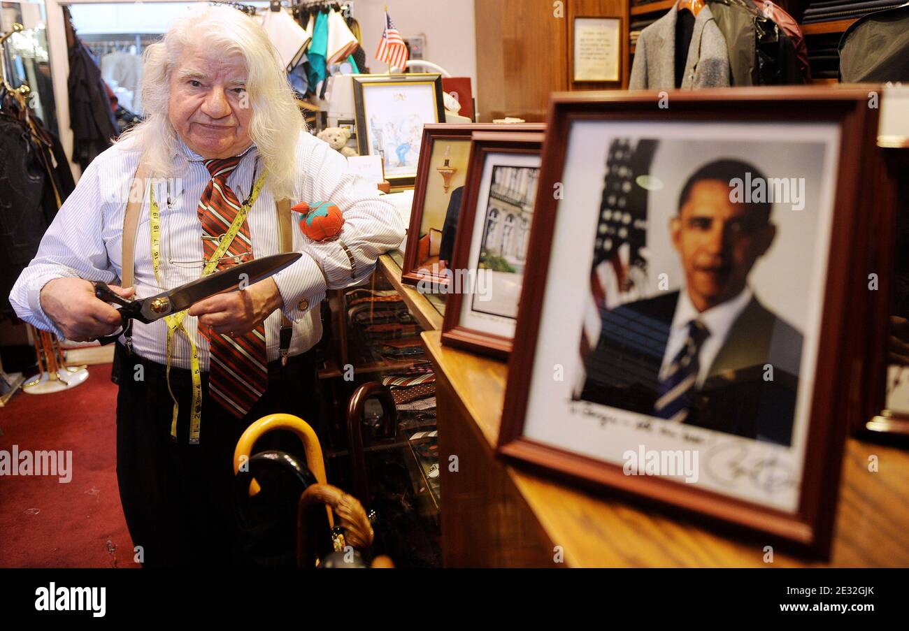 Famous DC custom tailor Georges de Paris is pictured in his shop near ...
