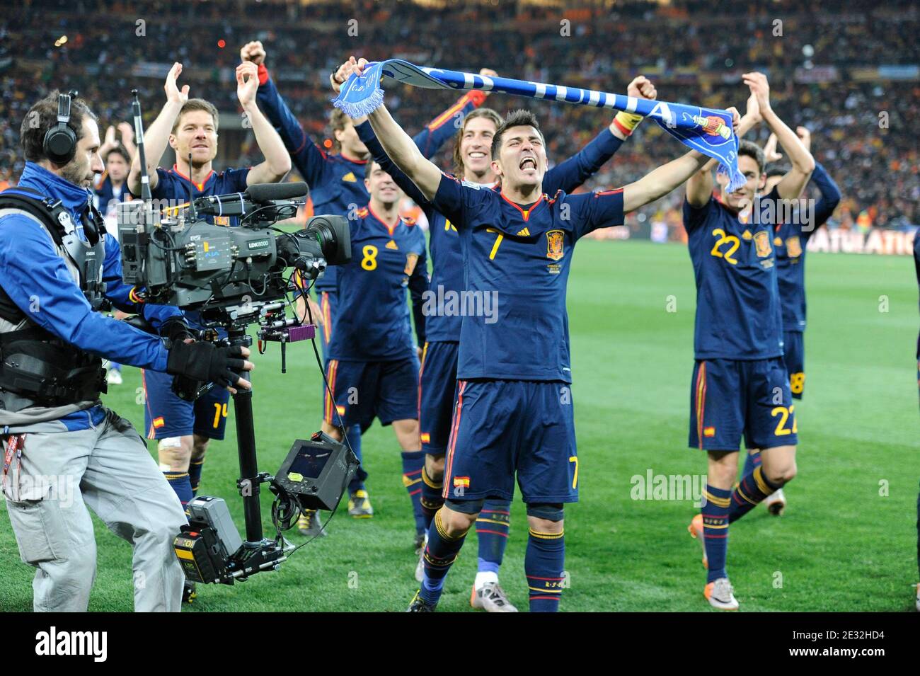 David villa world cup hi-res stock photography and images - Alamy