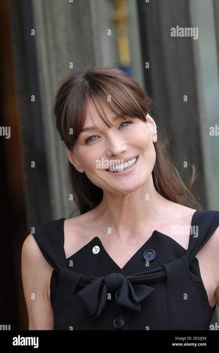 French First Lady Carla Bruni-Sarkozy receives African First Ladies at ...