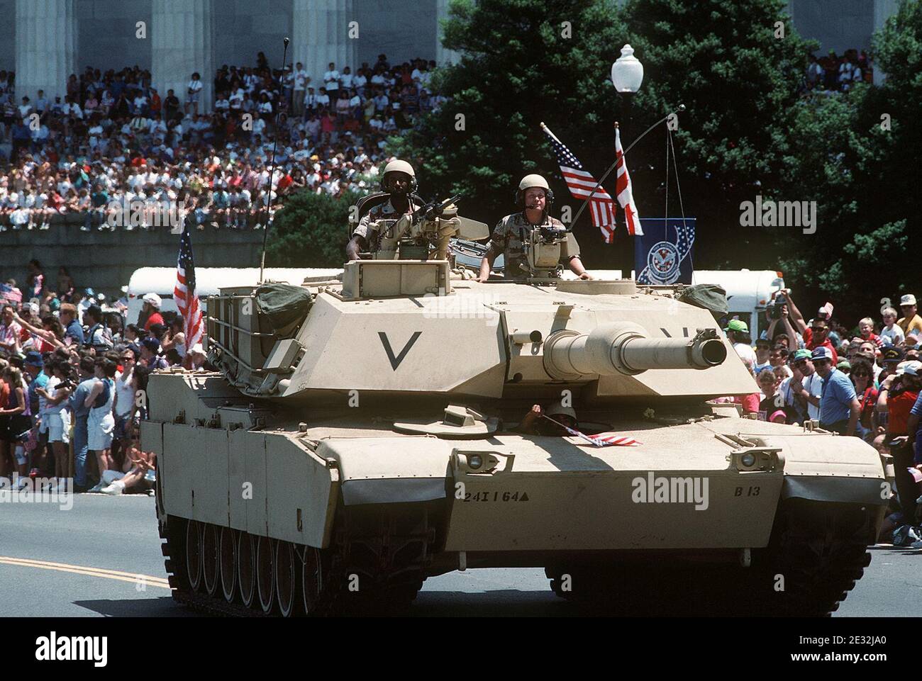 M1A1 Abrams National Victory Celebration Stock Photo - Alamy