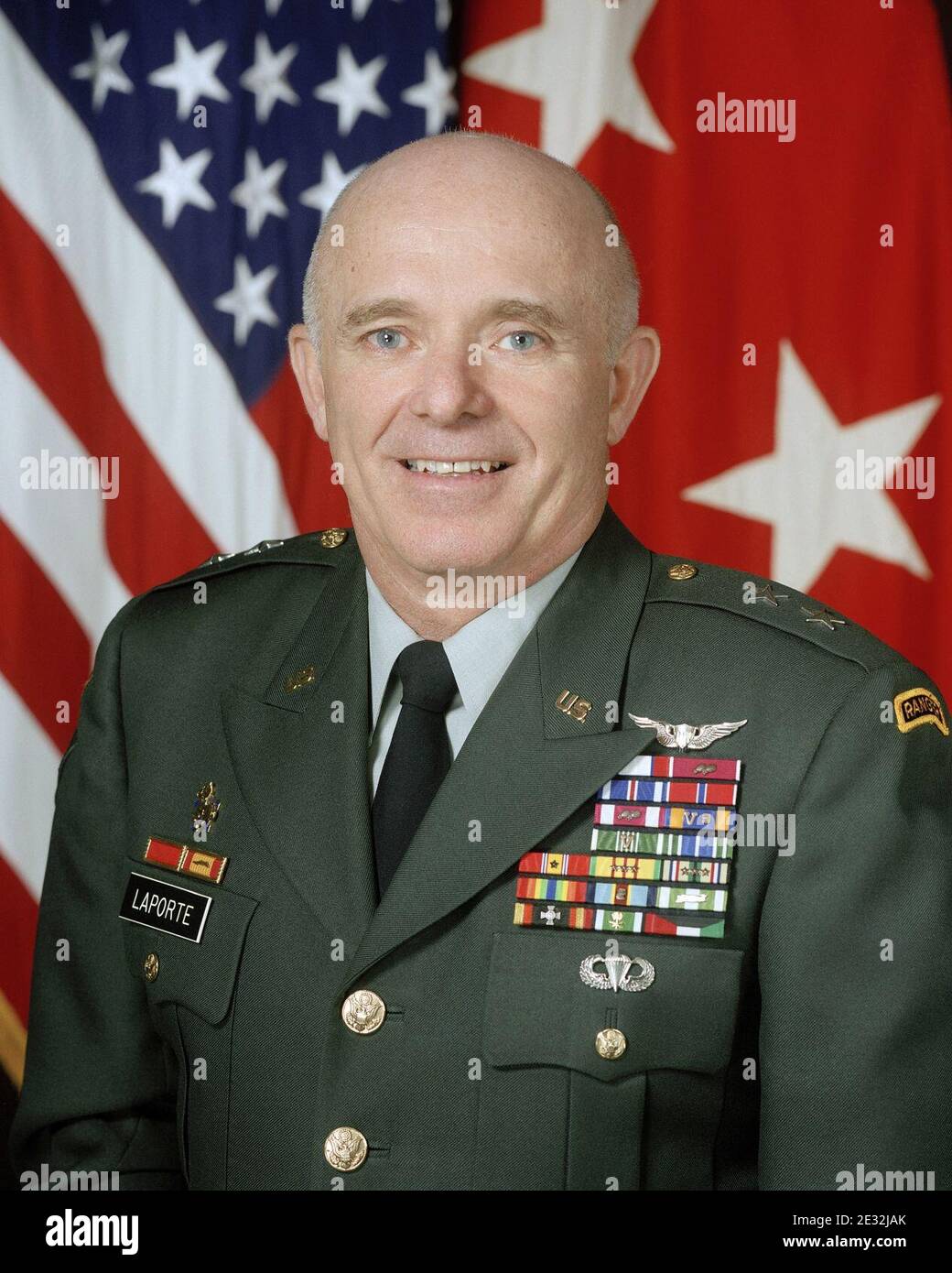 Leon J. LaPorte - official portrait, 1998 Stock Photo - Alamy