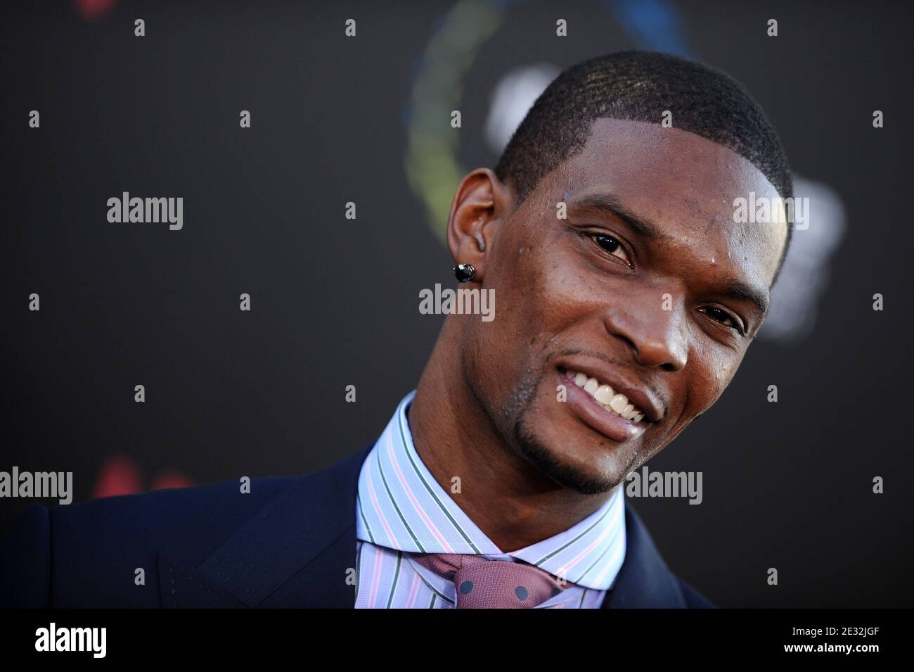 NBA player Chris Bosh arriving for the L.A. premiere of 'Inception ...