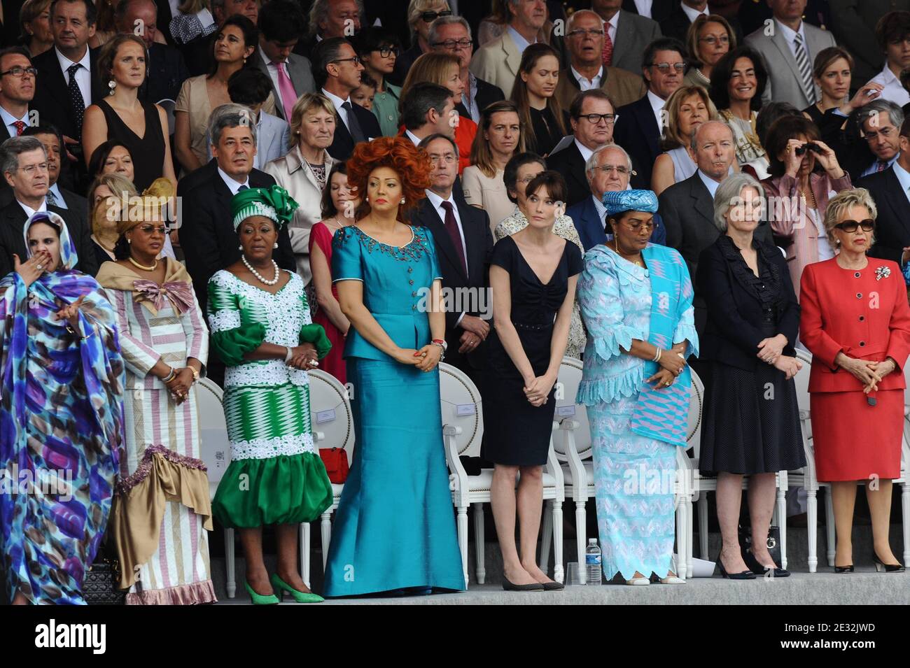 Mauritania's first lady Tekber Mint Melainine Ould Ahmed, Mali's first ...