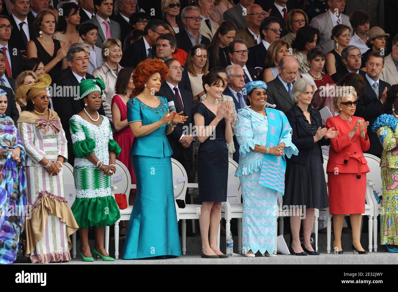 Mauritania's first lady Tekber Mint Melainine Ould Ahmed, Mali's first ...