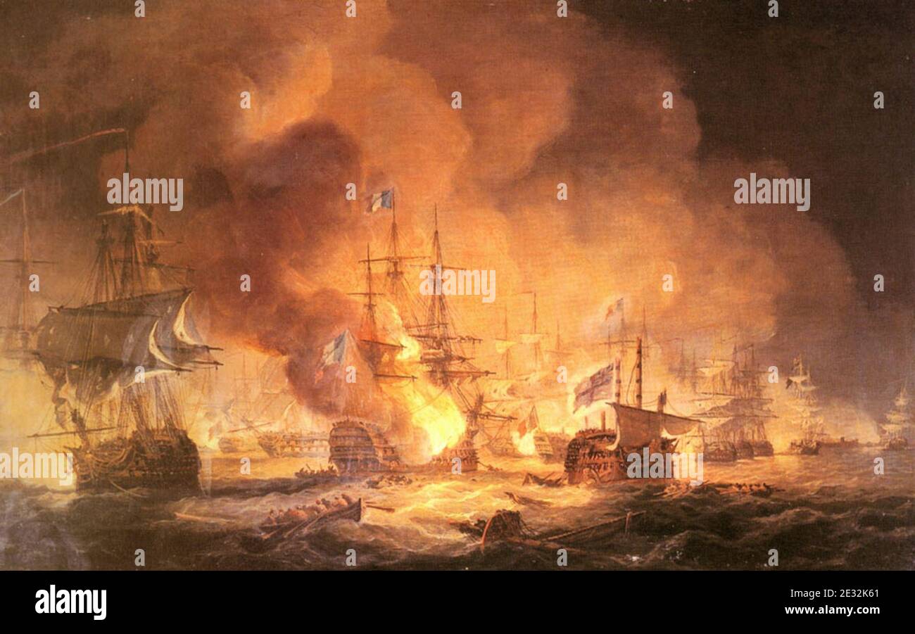 Scene the battle the nile hi-res stock photography and images - Alamy