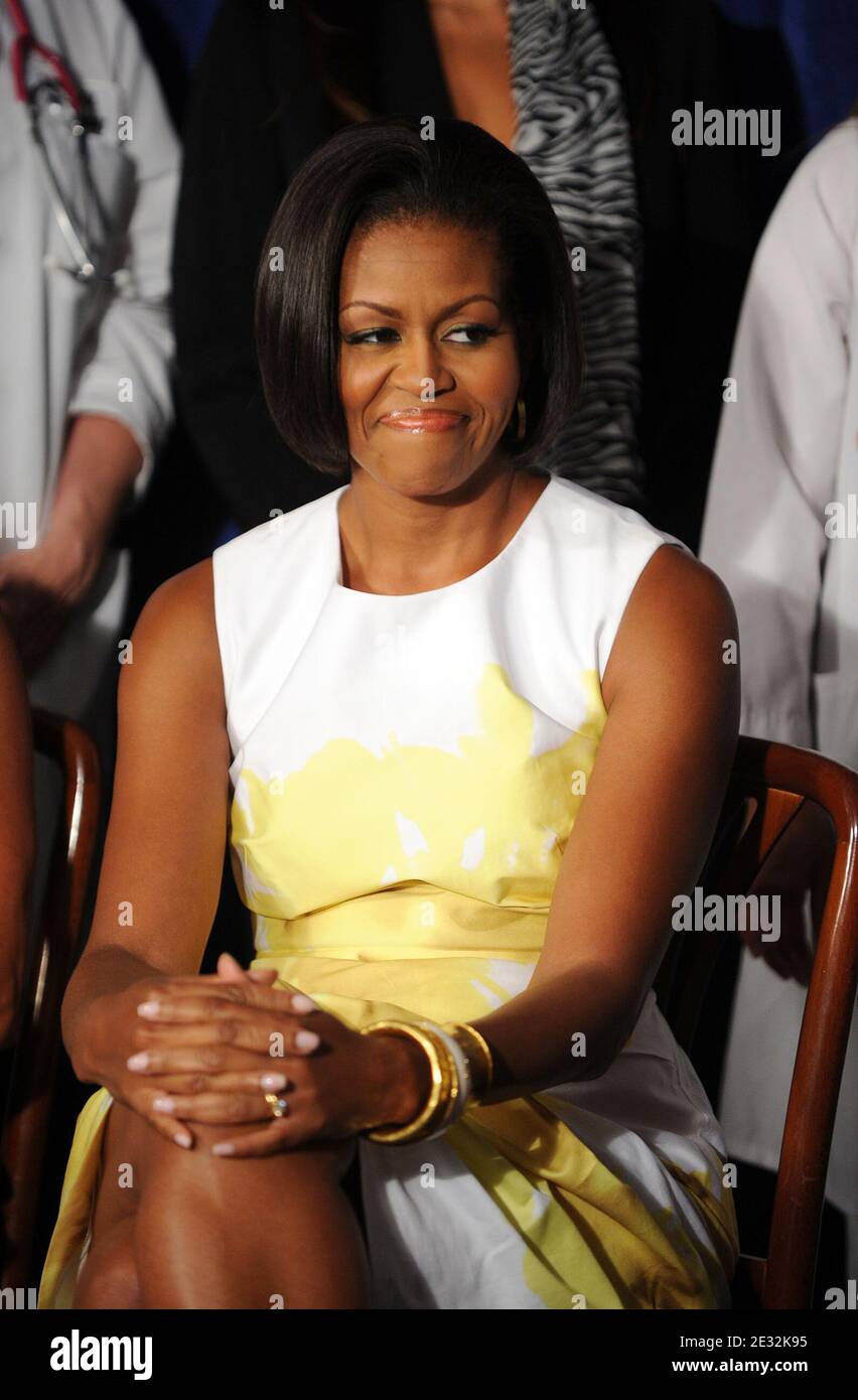 First Lady Michelle Obama attends an event about the Affordable Care ...