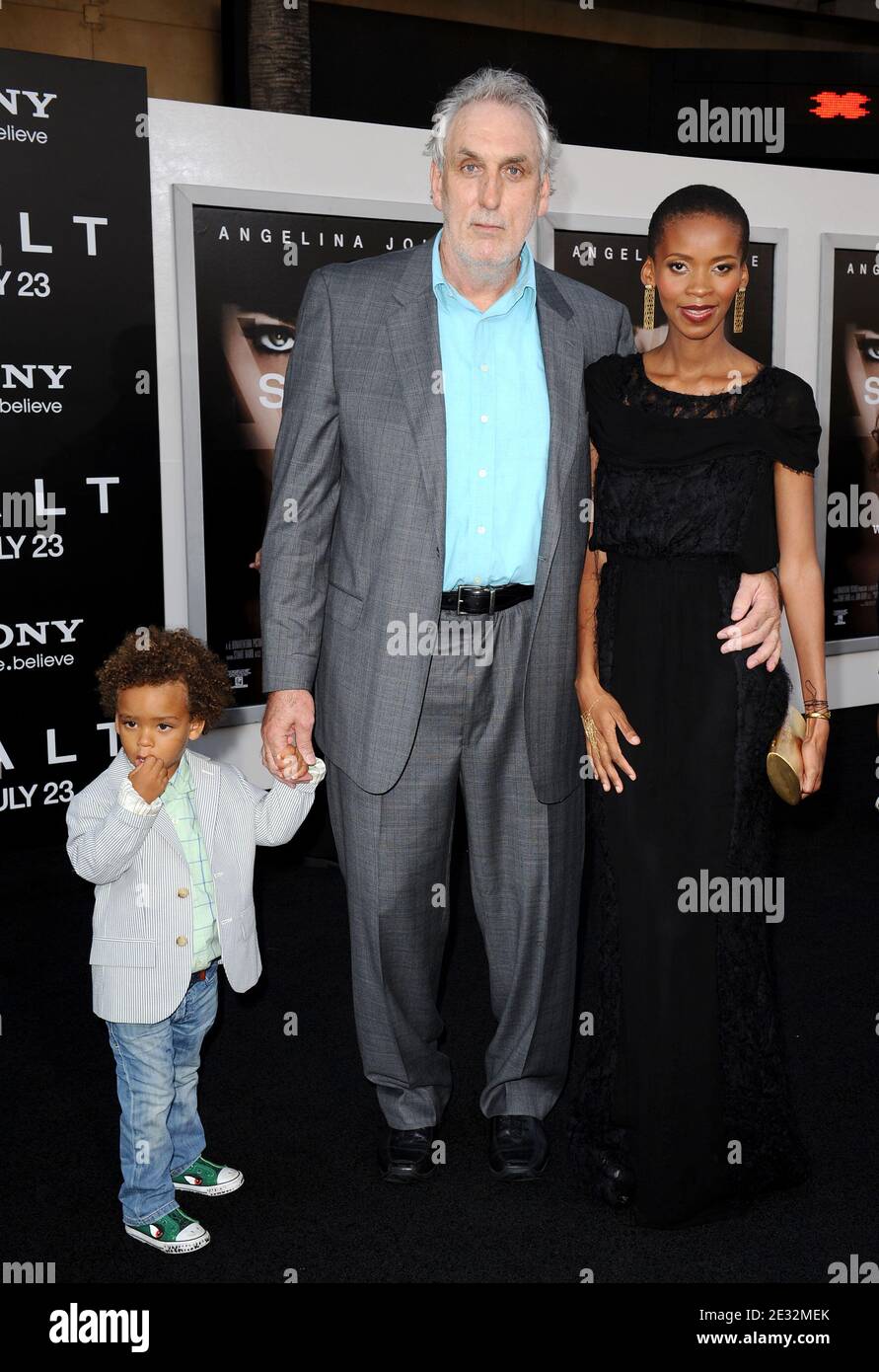 Phillip Noyce arriving for the premiere of 'Salt' held at the Grauman's ...