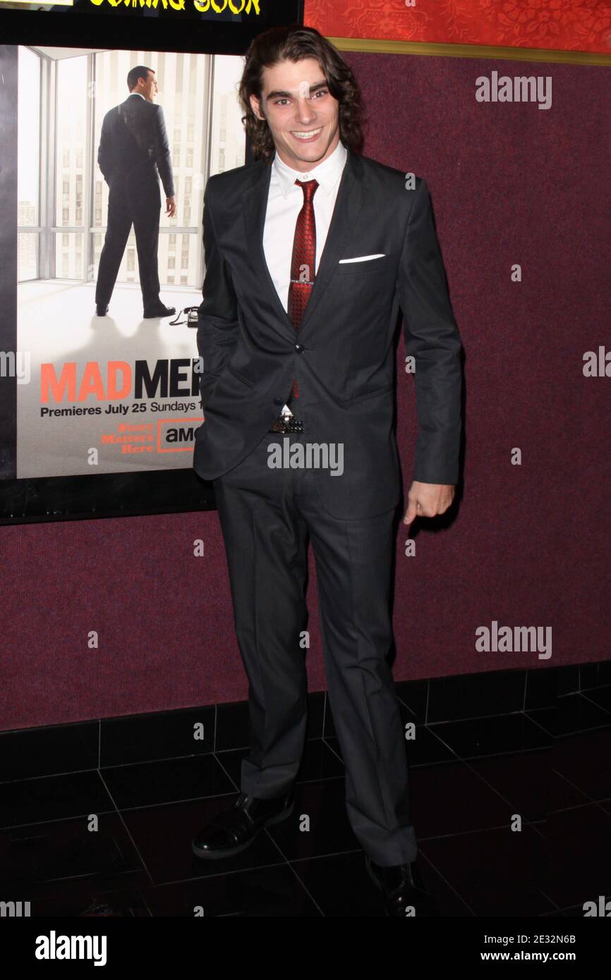 R.J. Mitte attends AMC's season 4 premiere of 'Mad Men' at the Mann 6 ...