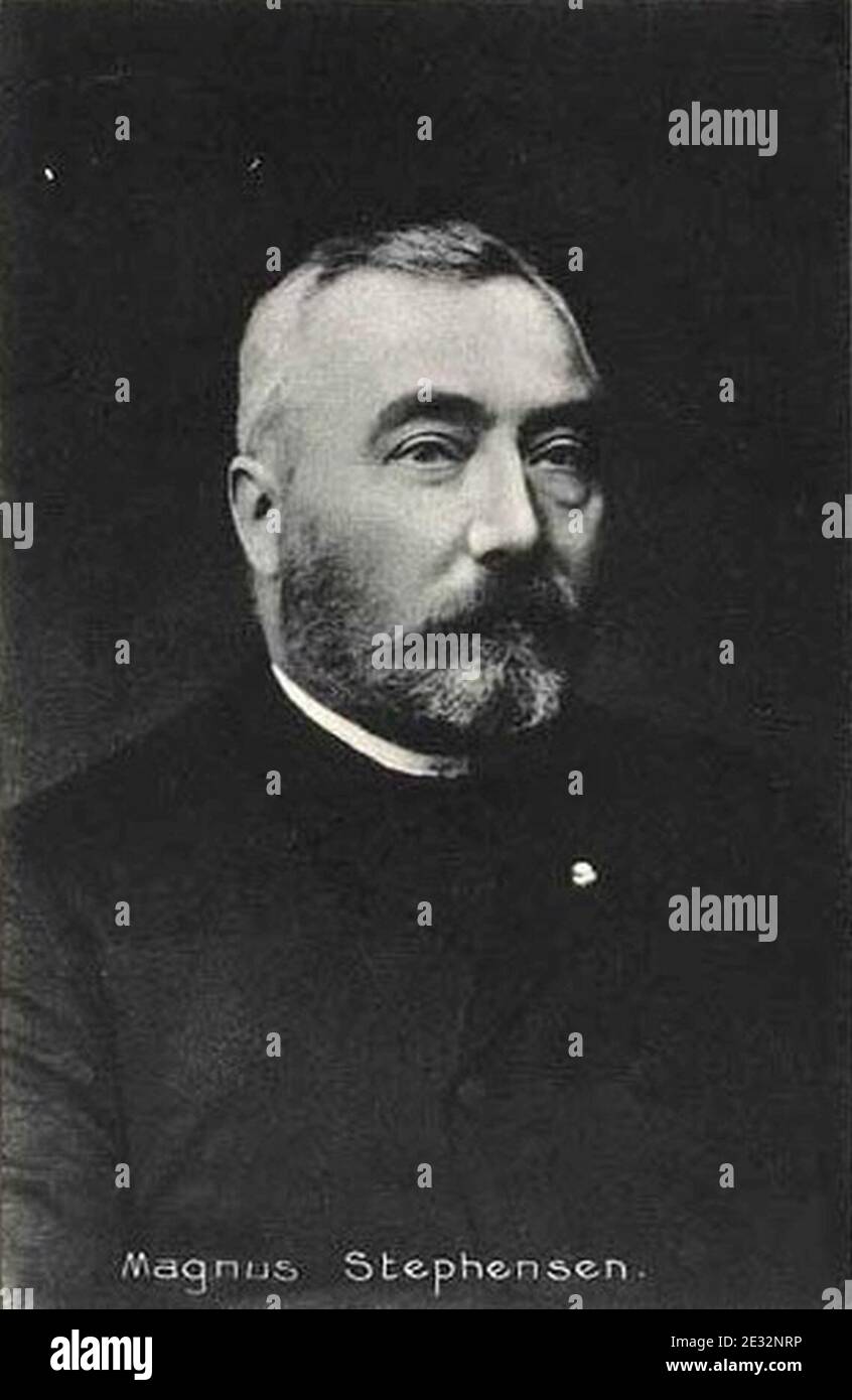 Magnus Stephensen 1836-1917 Stock Photo - Alamy