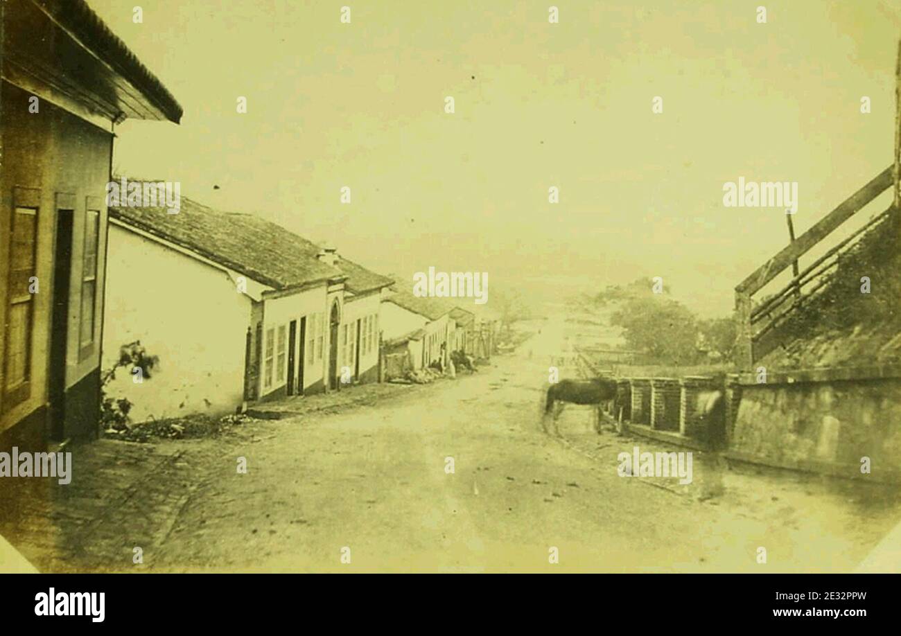 Ladeira Municipal (Ladeira João Alfredo), SP, 1860.bmp Stock Photo - Alamy