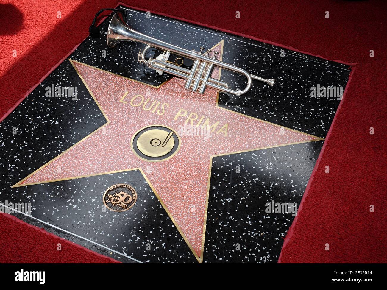 Late Louis Prima represented by his son Louis Prima Jr is honored with ...