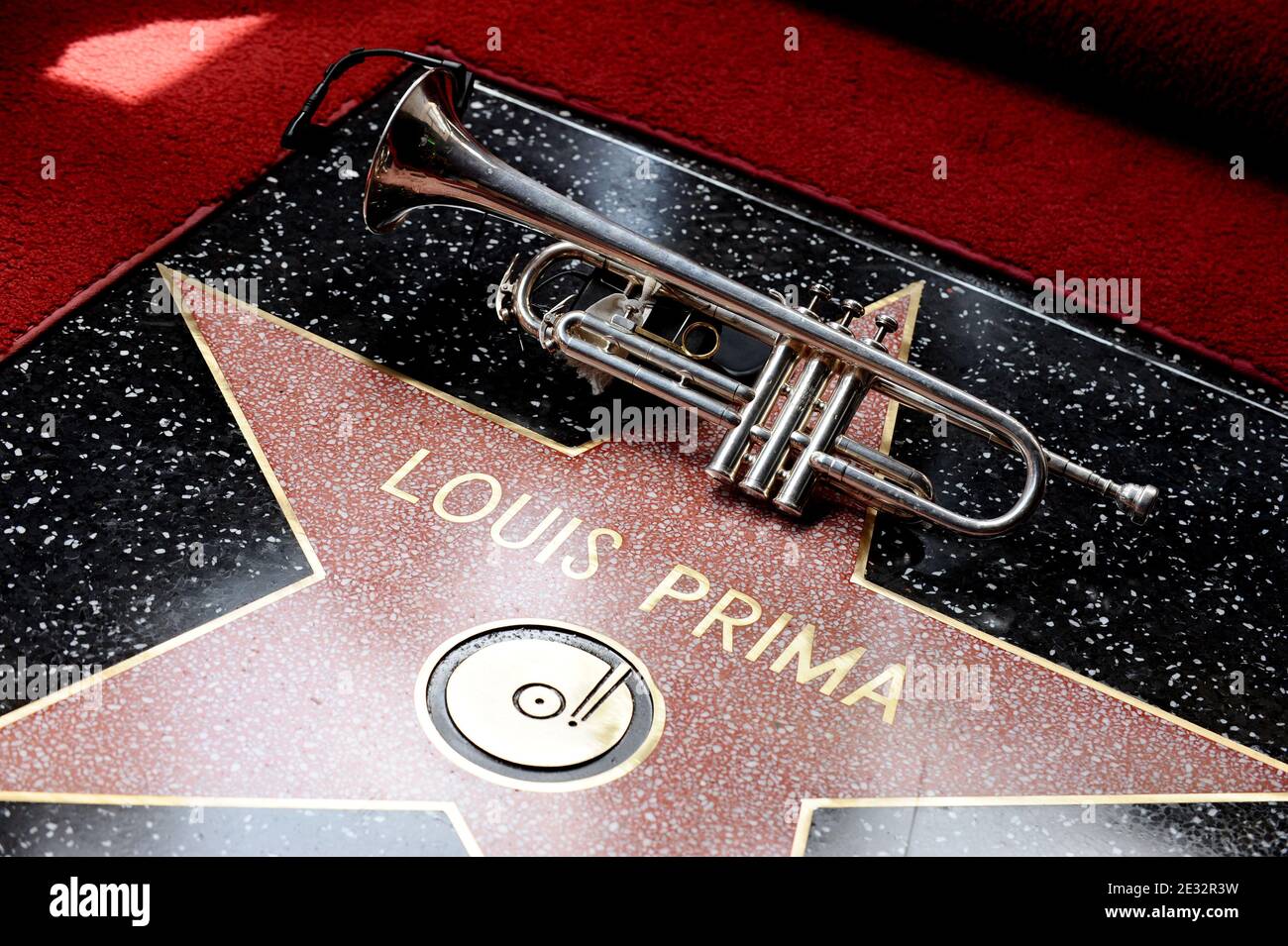 Late Louis Prima represented by his son Louis Prima Jr is honored with ...