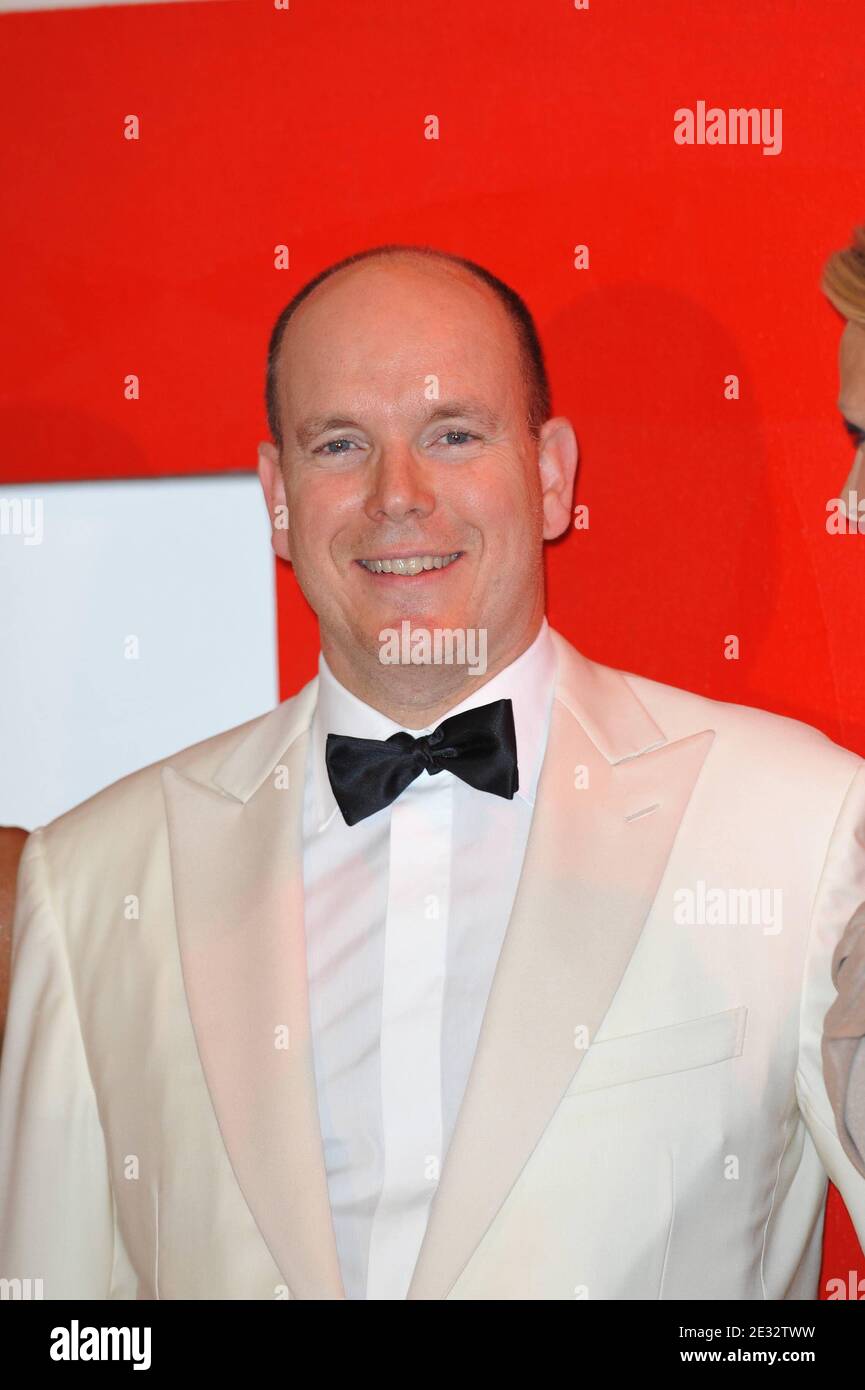 Prince Albert II of Monaco arrives at the the 62nd Red Cross ball held ...