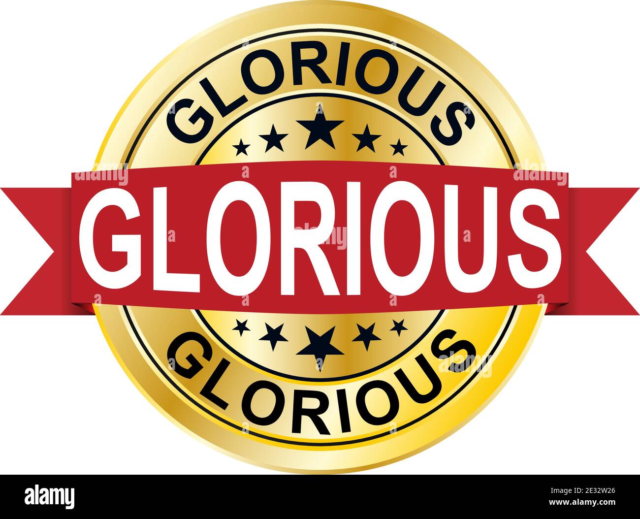 Brilliant gold text on Cut Out Stock Images & Pictures - Alamy